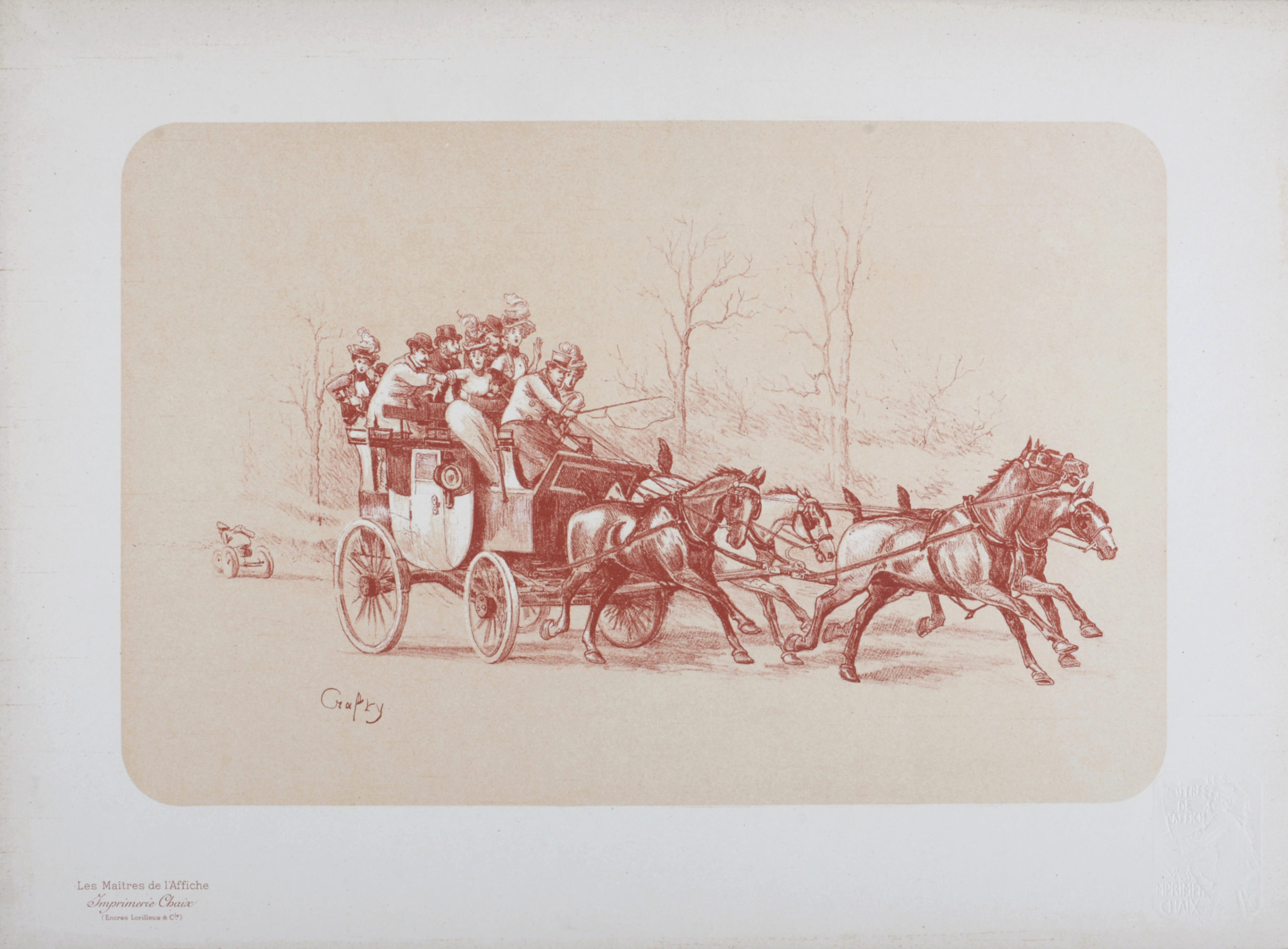 Crafty – Les Maîtres de l’Affiche : Calèche, 1899 – NCAG